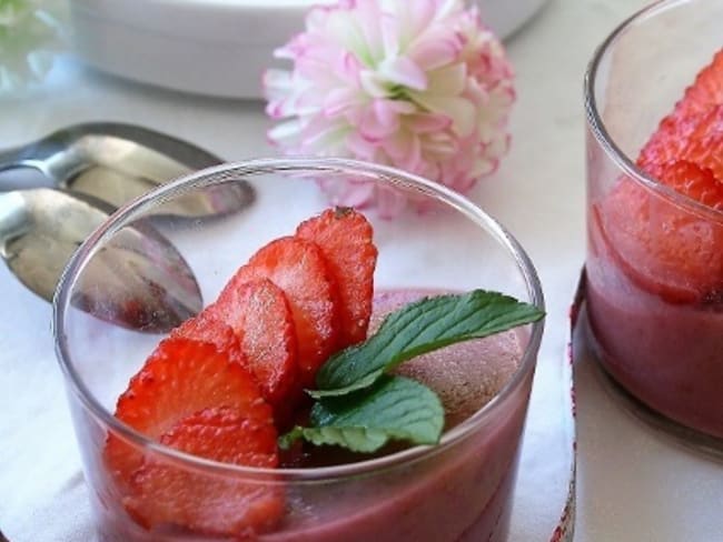 Panna cotta fruits rouges, bio - Recette par Allergique Gourmand