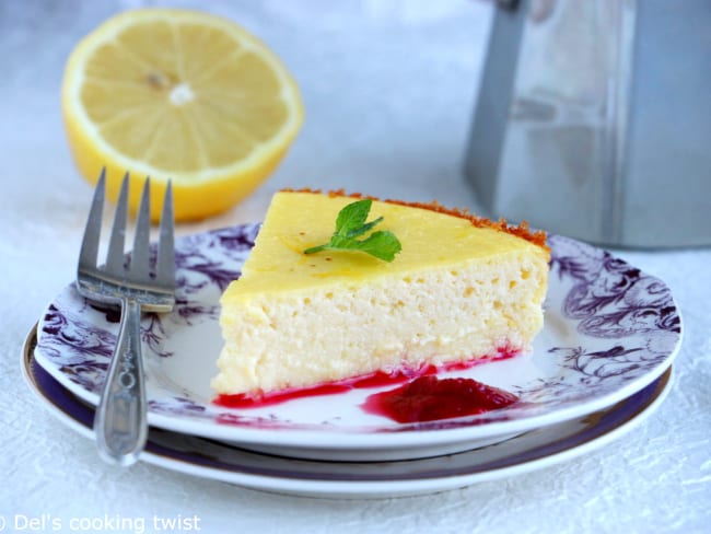 Recette Cheesecake façon Fiadone corse et son coulis de fruits rouges