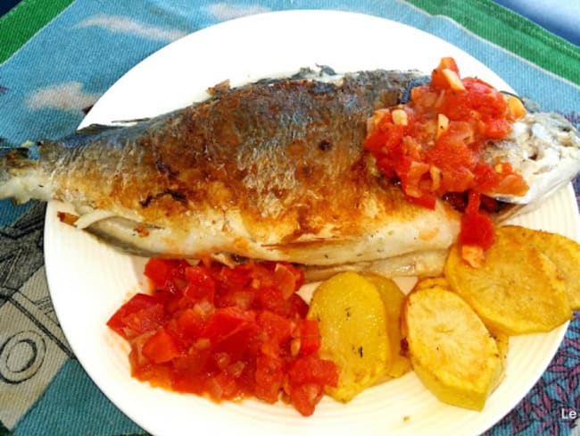 Dorade royale grillée à la poêle - Recette par Catalina - Le Blog de Cata