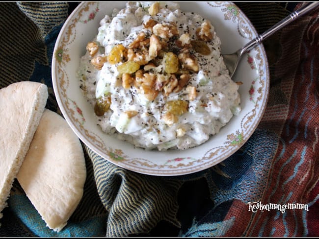 Khiar bi laban - Recette par Keskonmangemaman?