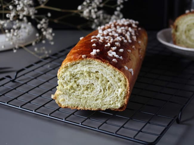 Pain brioché au matcha - Recette par Cinnamon And Cake