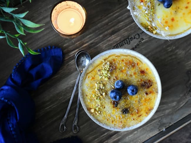 Mahalabiya aux raisins secs - Recette par Mes inspirations culinaires