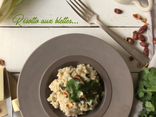 Risotto crémeux aux blettes - Recette par sotis