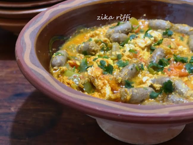 OJJA BEL MERGUEZ PIQUANTES - Recette par Zika