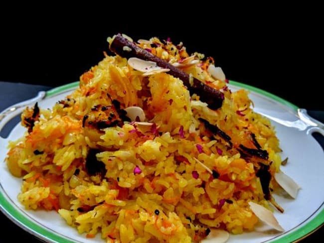 Recette Riz persan aux abricots secs et safran