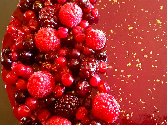 Cheesecake aux fruits rouges bien crémeux - Recette par Recettes de ...