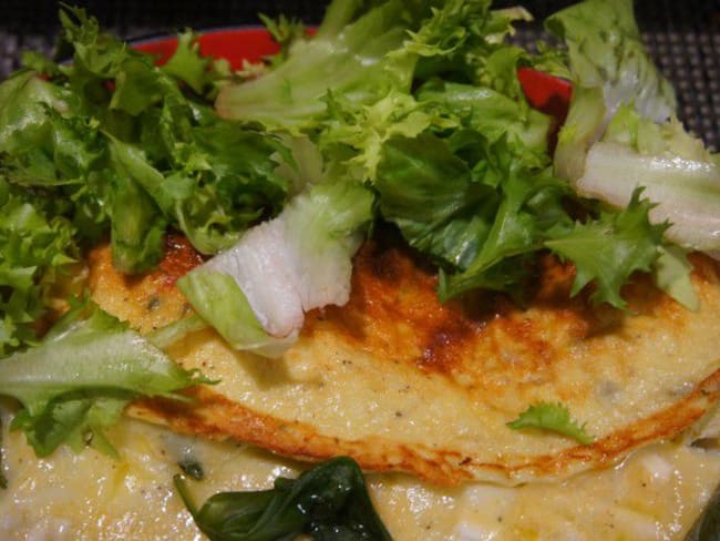 Omelette Au Chèvre Et Basilic Recette Par Chef Papounet