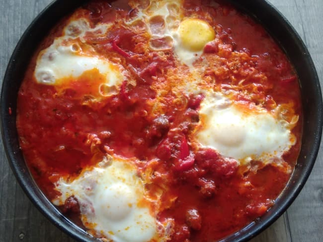 Ojja tunisienne aux merguez et aux œufs - Recette par Popotte