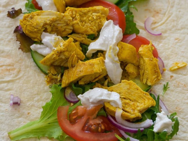 Chawarma au poulet - Recette par Une aiguille dans l potage