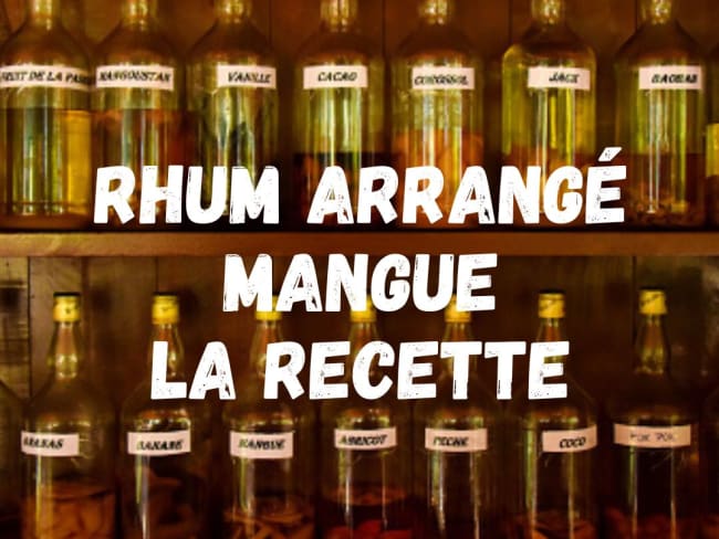 Cocktail Rhum arrangé à la mangue - Recette par Sébastien Perceron