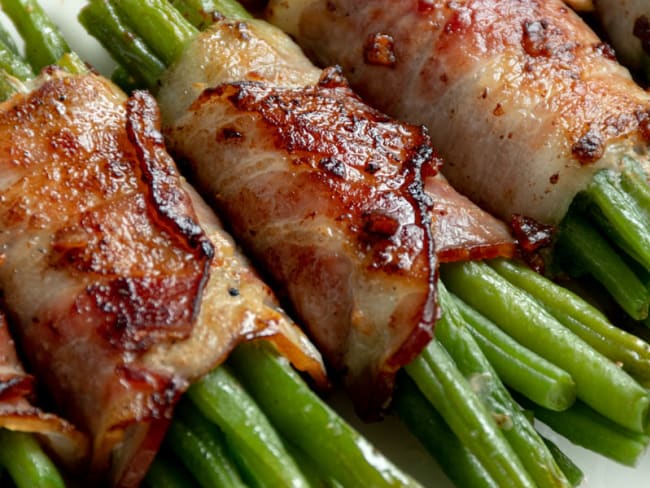 Fagots de haricots verts au lard - une recette toute simple - Recette ...