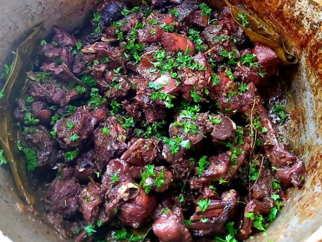 Civet de lapin creole : une recette de cuisine réunionnaise (974 ...