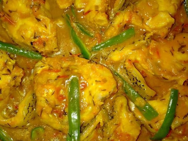 Cari de poisson grenadier réunionnais - Recette par Chef Papounet