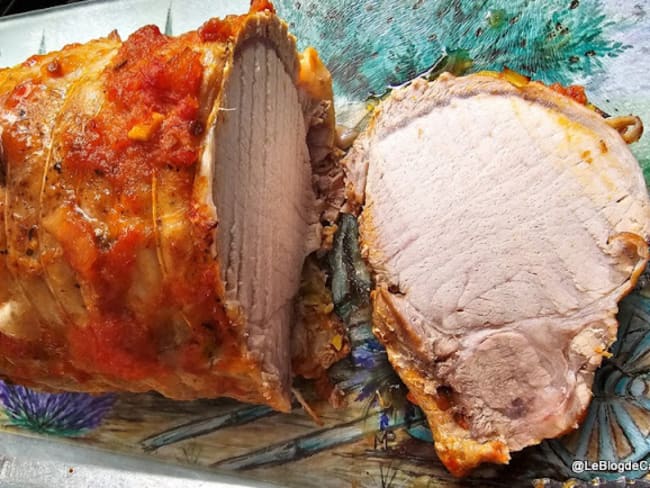 Rôti de porc à la sauce tomate maison - Recette par Catalina - Le Blog ...