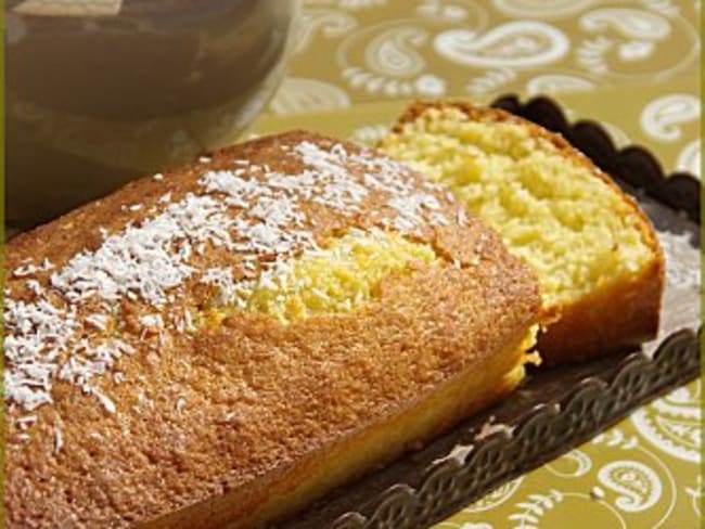 Gâteau coco - Recette par Le blog de Novice en cuisine