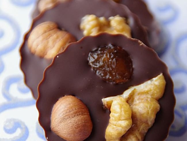 Mendiants - Recette par Le blog de Novice en cuisine