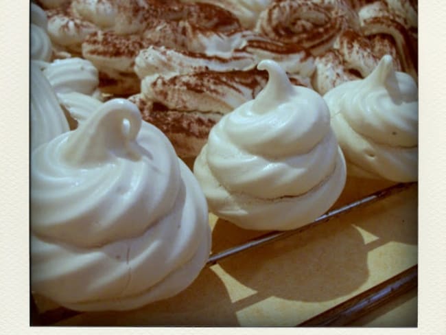 Meringues suisses - Recette par Brèves de gourmandise