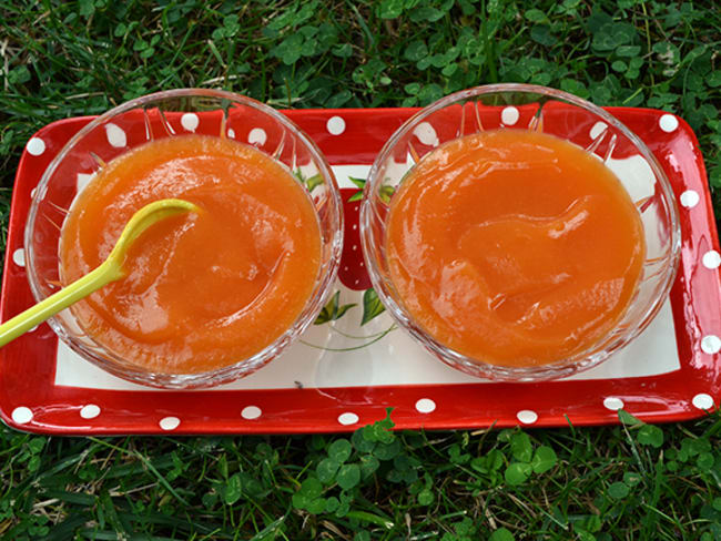 Compote de melon à la fleur d'oranger - Recette par Un Grain d'Naïs