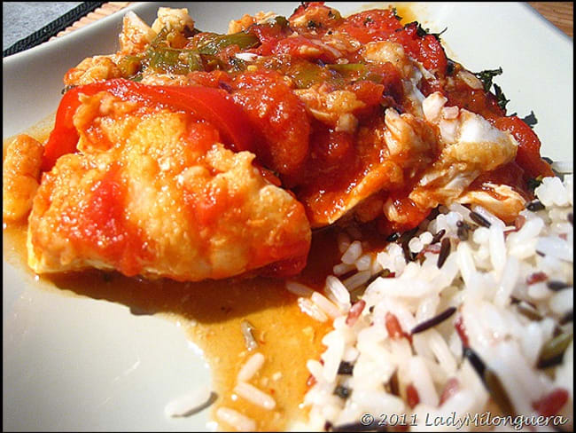 Cabillaud à la basquaise - Recette par Happy papilles