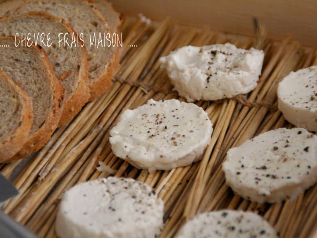 Chèvre frais maison - Recette par Et Charlotte Découvrit la Cuisine
