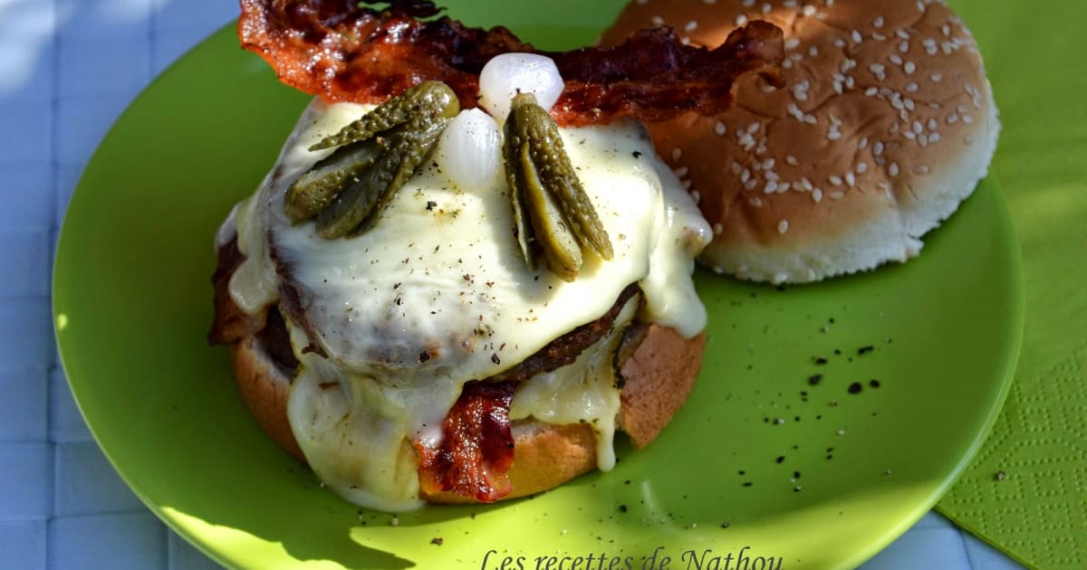 Hamburger "raclette" - Recette par Ma cuisine au fil de mes idées