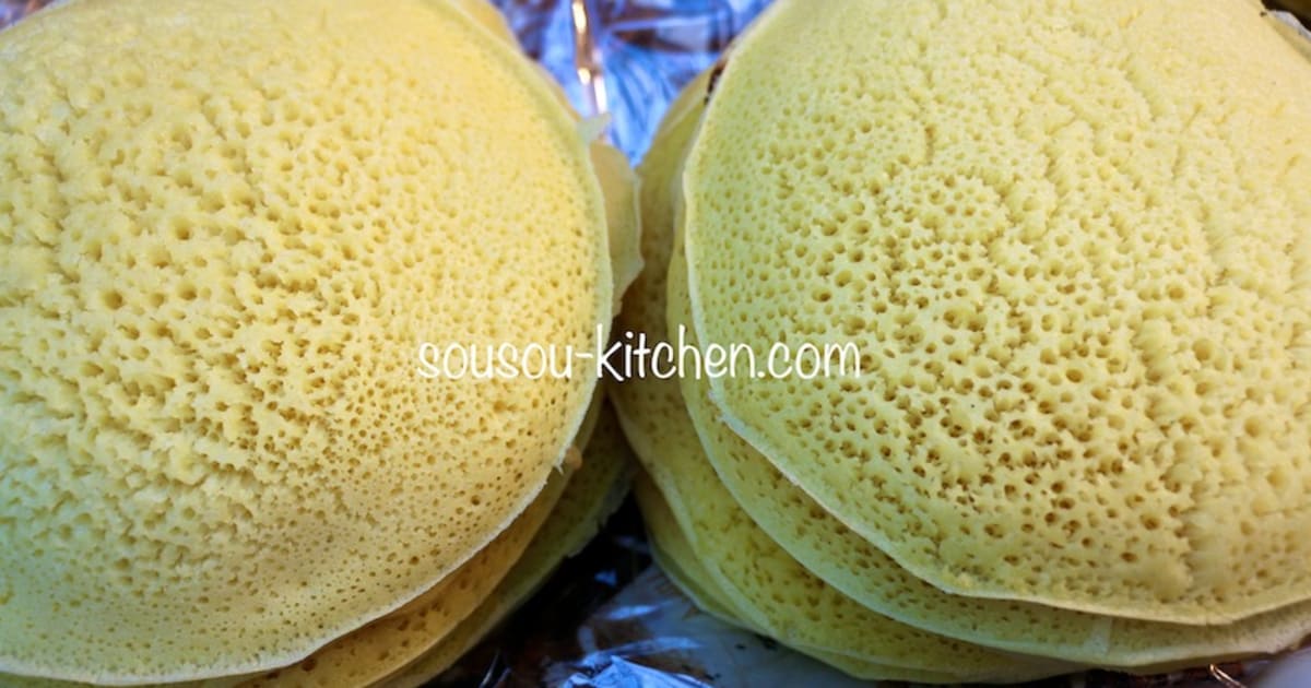 Baghrir ou crêpes 1000 trous du Maroc (recette en vidéo) - Recette par ...