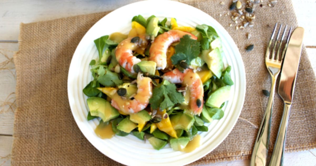 Salade Avocat Mangue Et Crevettes Recette Salade Avocat Mangue Et
