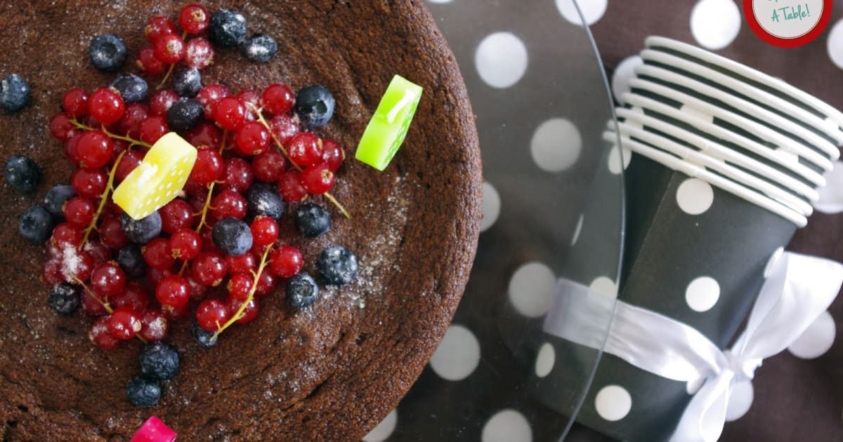 Fondant au chocolat et fruits rouges - Recette par Elise dit à table
