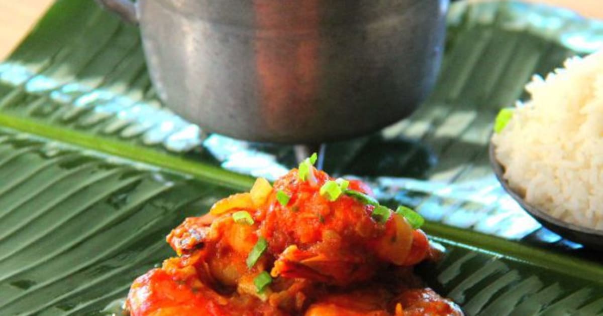 cari camarons au combava - Recette par sharing cuisine