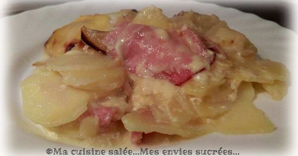 Gratin Raclette pommes de terre et fromage - Recette par Ma cuisine ...