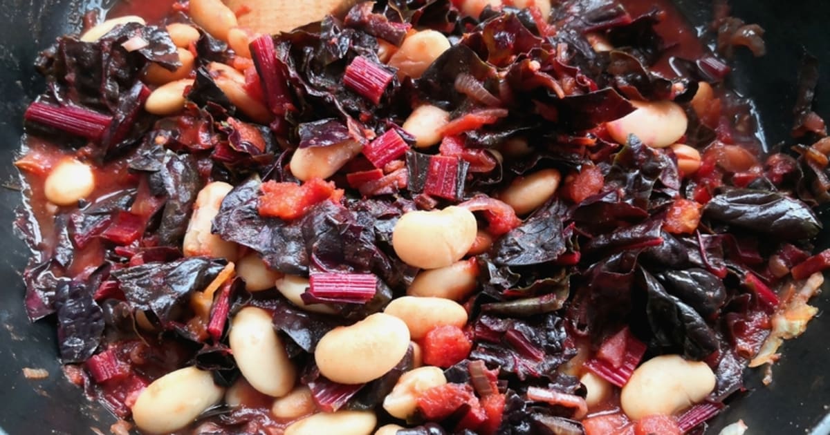 Haricots blancs et blettes rouges au paprika et cumin - Recette par Try ...