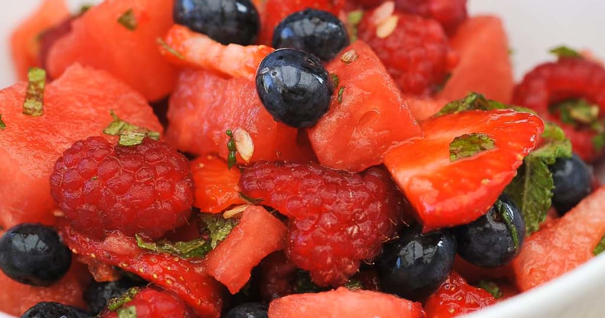 Salade de fruits rouges (fraise, framboises...) - Recette par Framboize