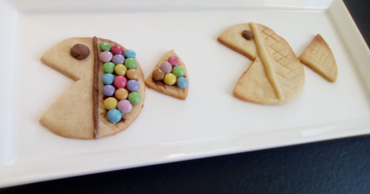 Sablés en forme de poissons pour Pâques - Recette par Myli