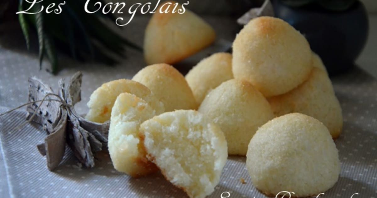 congolais coco inratable et moelleux - Recette par Samia Bouchenafa