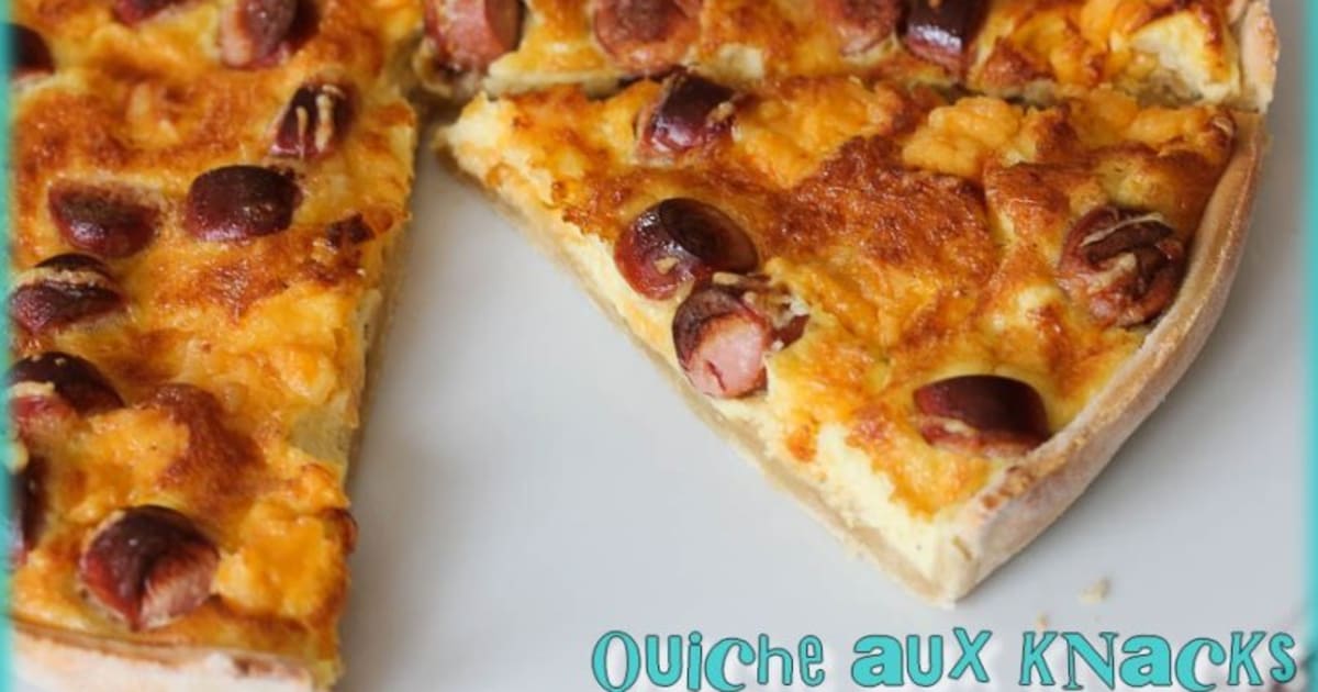 Quiche aux knacks - Recette par Quelques Grammes De Gourmandise