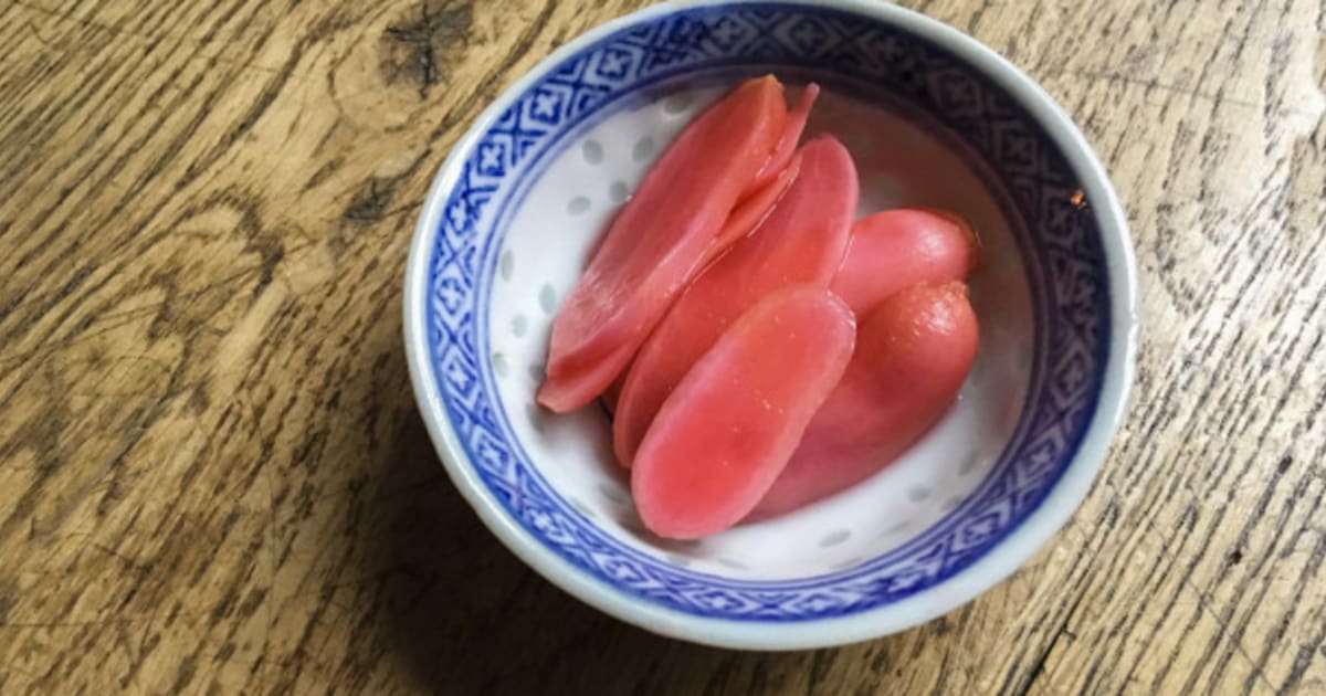 Pickle de radis roses - Recette par Lutsubo