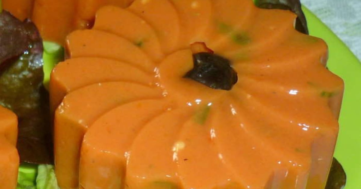 Bavarois salé à la tomate - Recette par Vanda