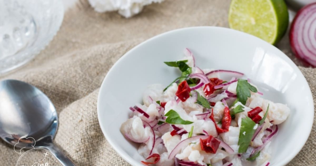 Ceviche ou tartare de poisson du Pérou - Recette par La cuisine d'Adeline