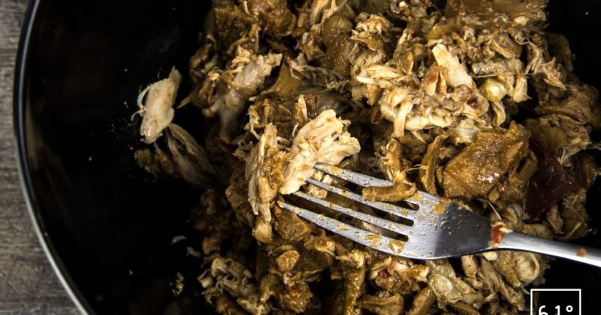 Poulet effiloché (pulled chicken) - Recette par 61 Degrés