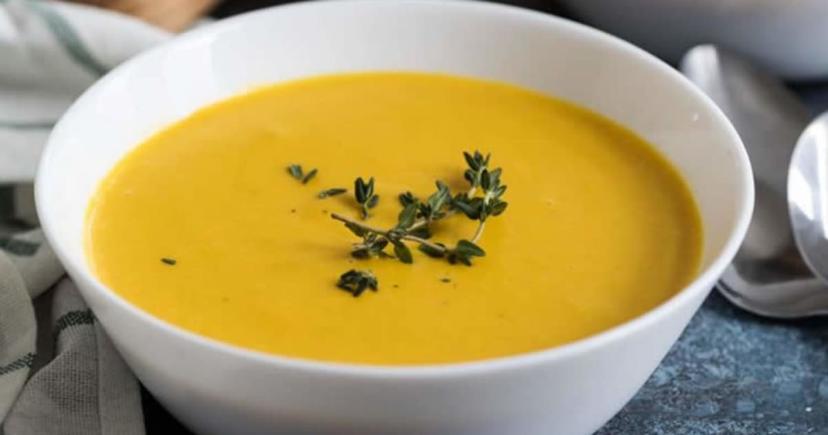 Soupe de courge au thermomix - Recette par Recette Thermomix