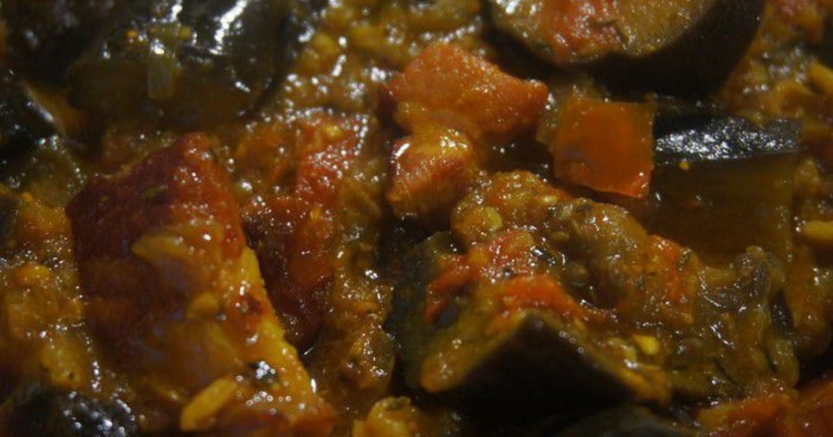 Rougail Boucané bringelles (Aubergines) - Recette par Chef Papounet