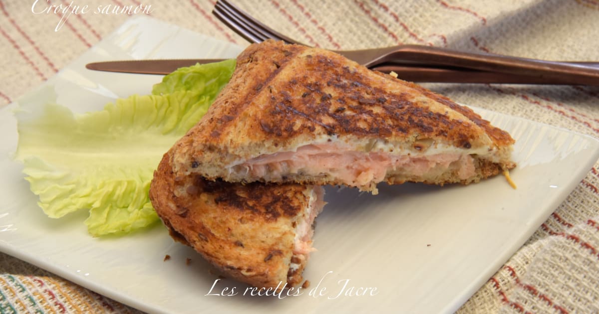 Croque saumon croustillant : recette Croque saumon croustillant