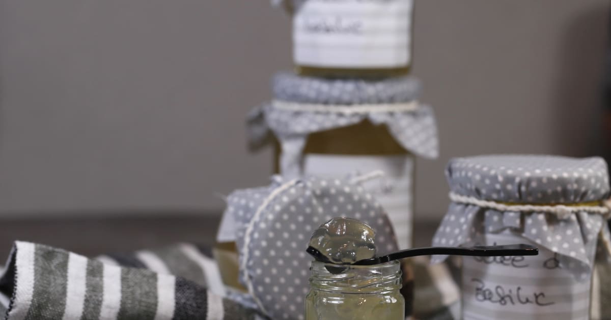 Gelée de basilic - Recette par épicétout