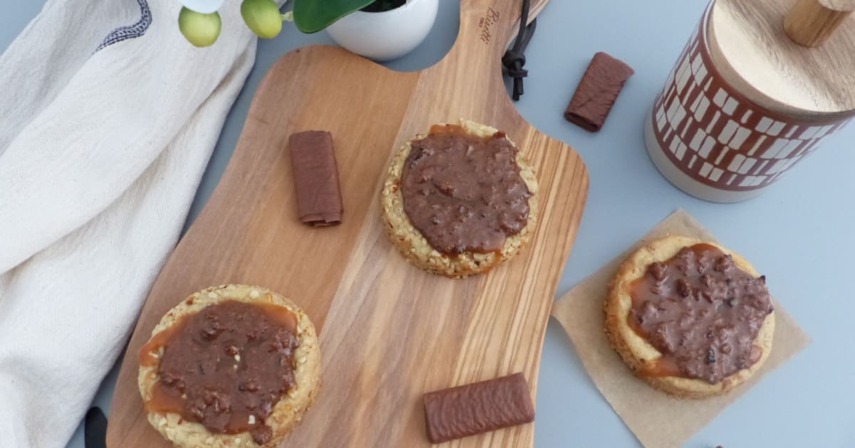 Cookies caramel et feuillantine - Recette par lacuisinedunetoquee