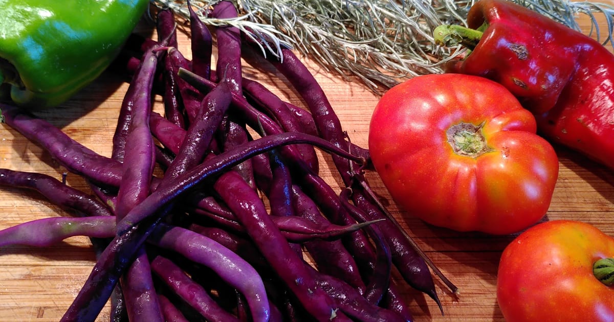 Haricots violets à la marocaine - Recette par Ma cuisine antidouleur