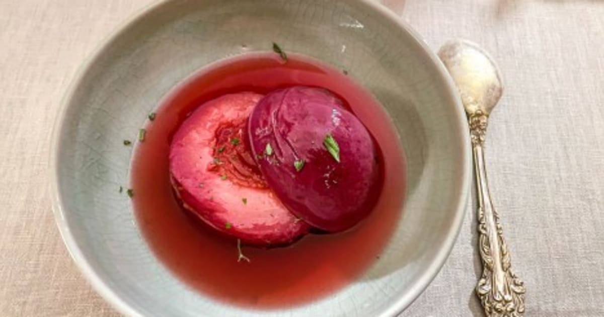 Nectarines au sirop de verveine : le plein de fraîcheur - Recette par ...