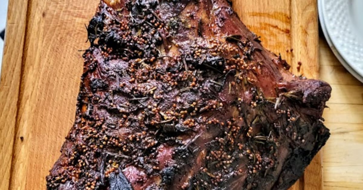 Épaule de sanglier rôtie au cidre - Un vrai plat de fêtes - Recette par ...