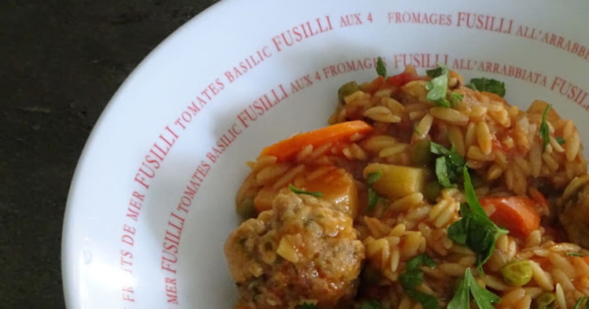 Polpettine avec risetti - une recette très populaire en Italie ...