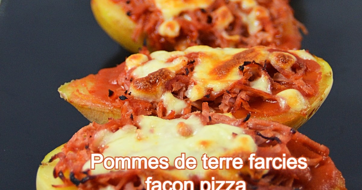 Recette Pommes De Terre Farcies Tomate Jambon Et Mozzarella