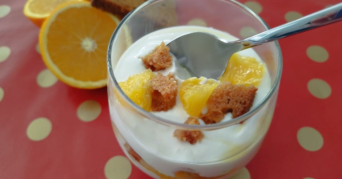 Verrines sucrées de noël au pain d’épices et à l’orange - Recette par ...